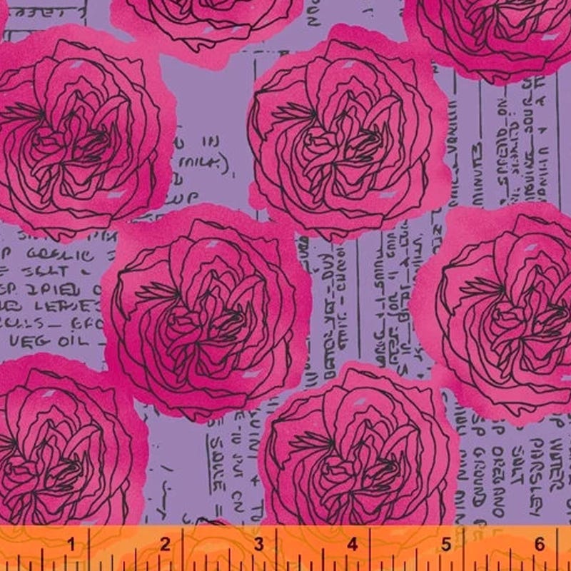 Pink Roses Fabric - Etsy