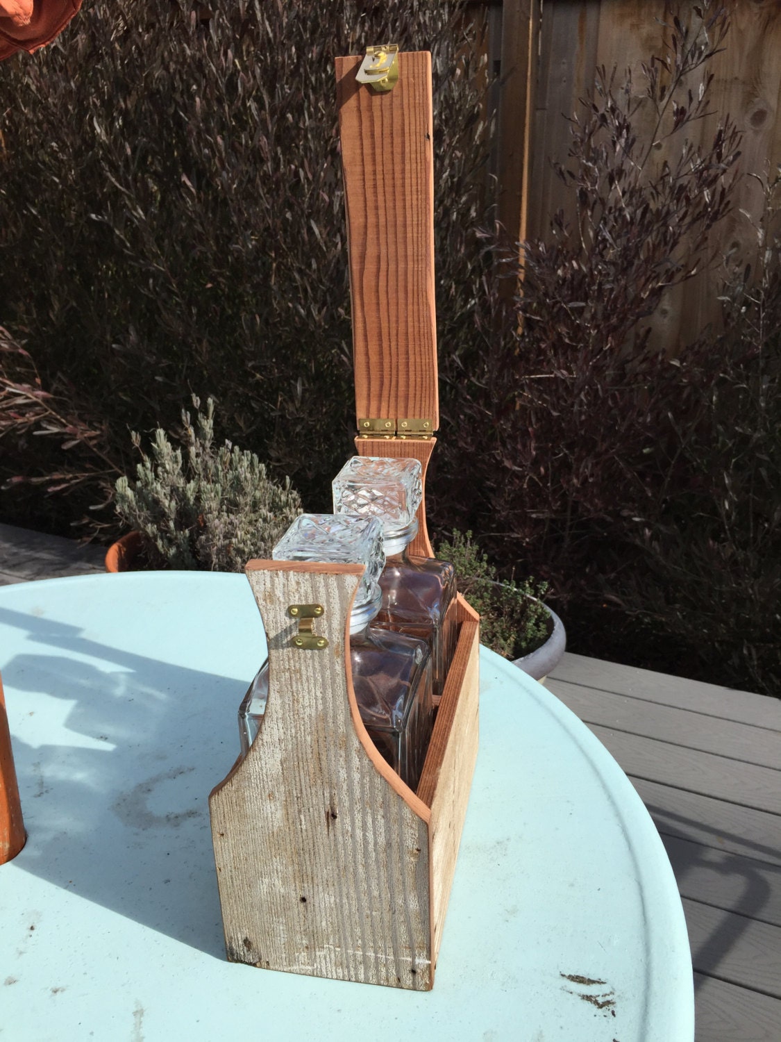 Rustic Liquor Decanter Valet - Etsy