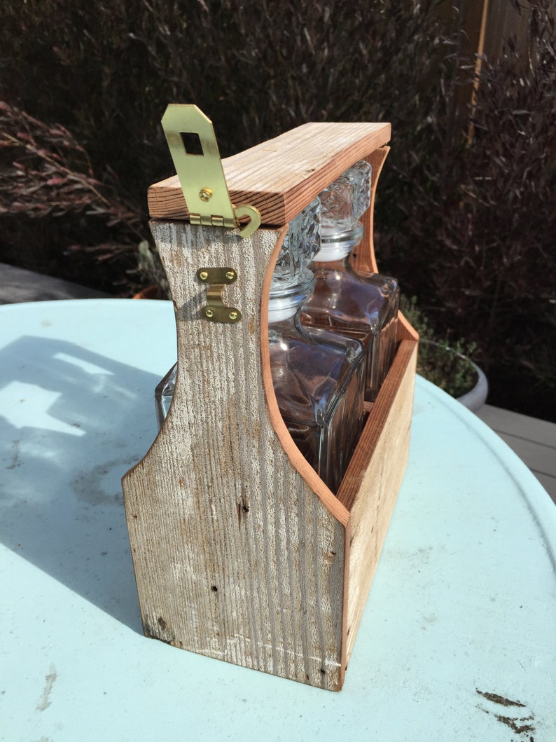 Rustic Liquor Decanter Valet - Etsy