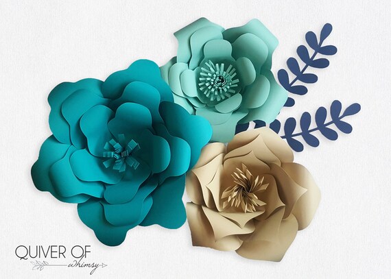 DIY Paper Flower Kit Large/med/med | Etsy