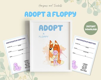 Adoption Certificate Bundle, Adopt a Friend, Party Activity for Kids ...