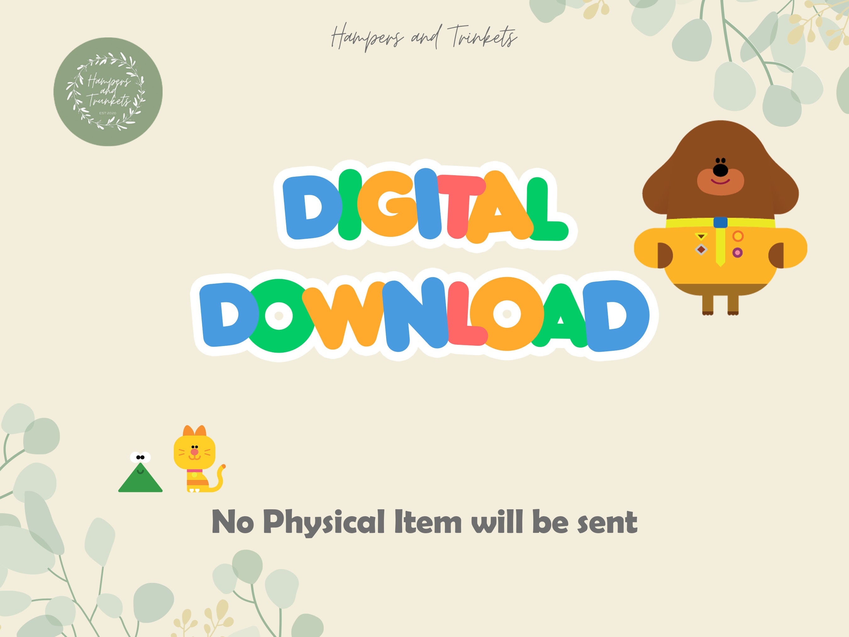Hey Duggee Party Favours the Puzzle Badge Digital Download - Etsy