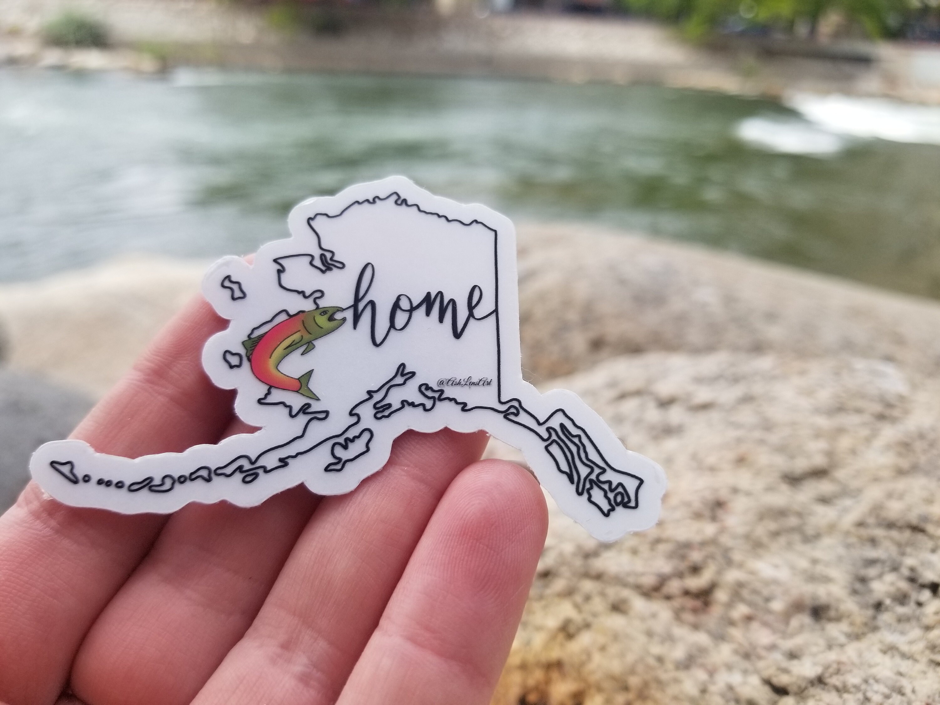 Home is Alaska Sticker Alaska Sticker Alaska Art Alaska Waterbottle ...