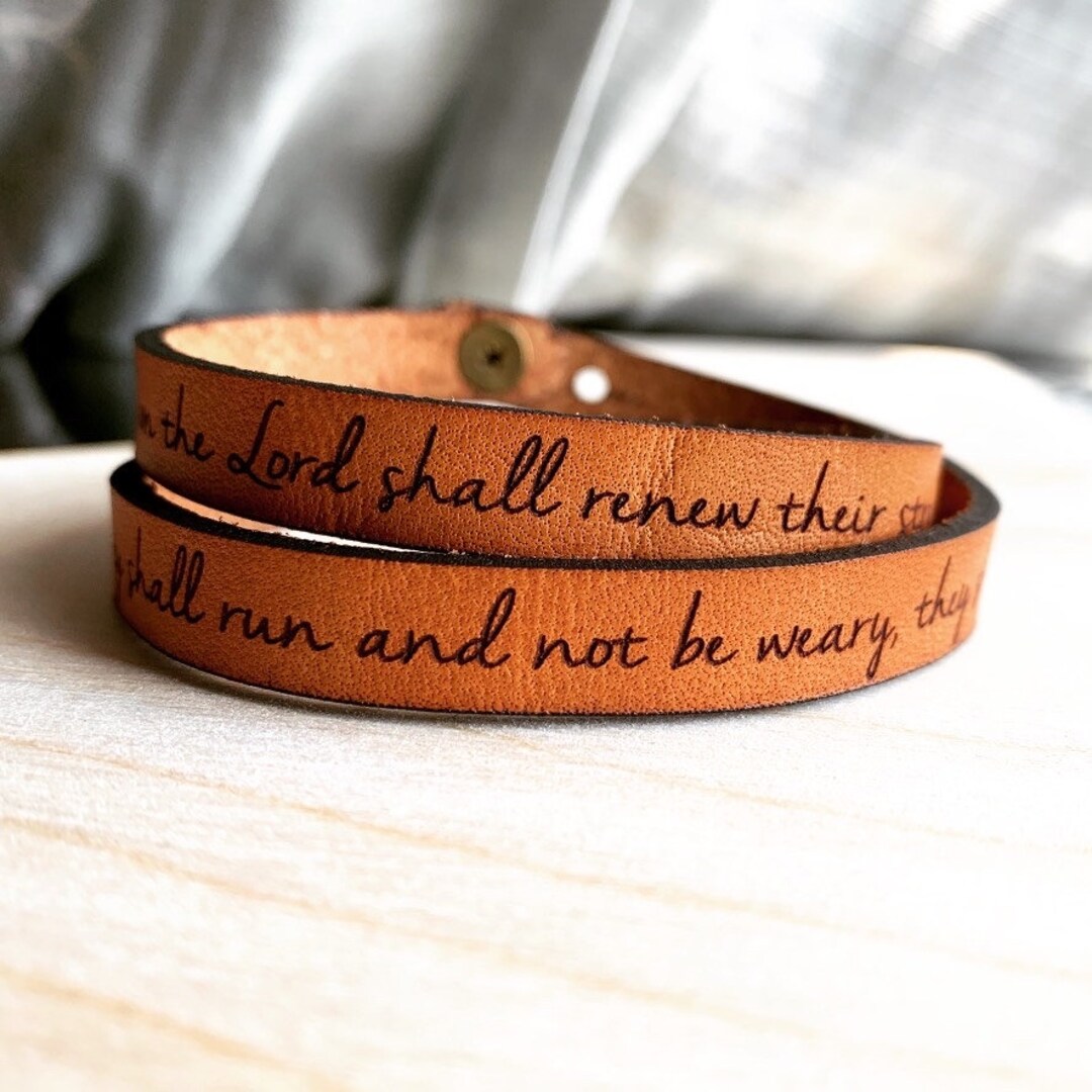 Double Wrap Leather Bracelet - Adjustable Stud Cuff - Classic Boho ...