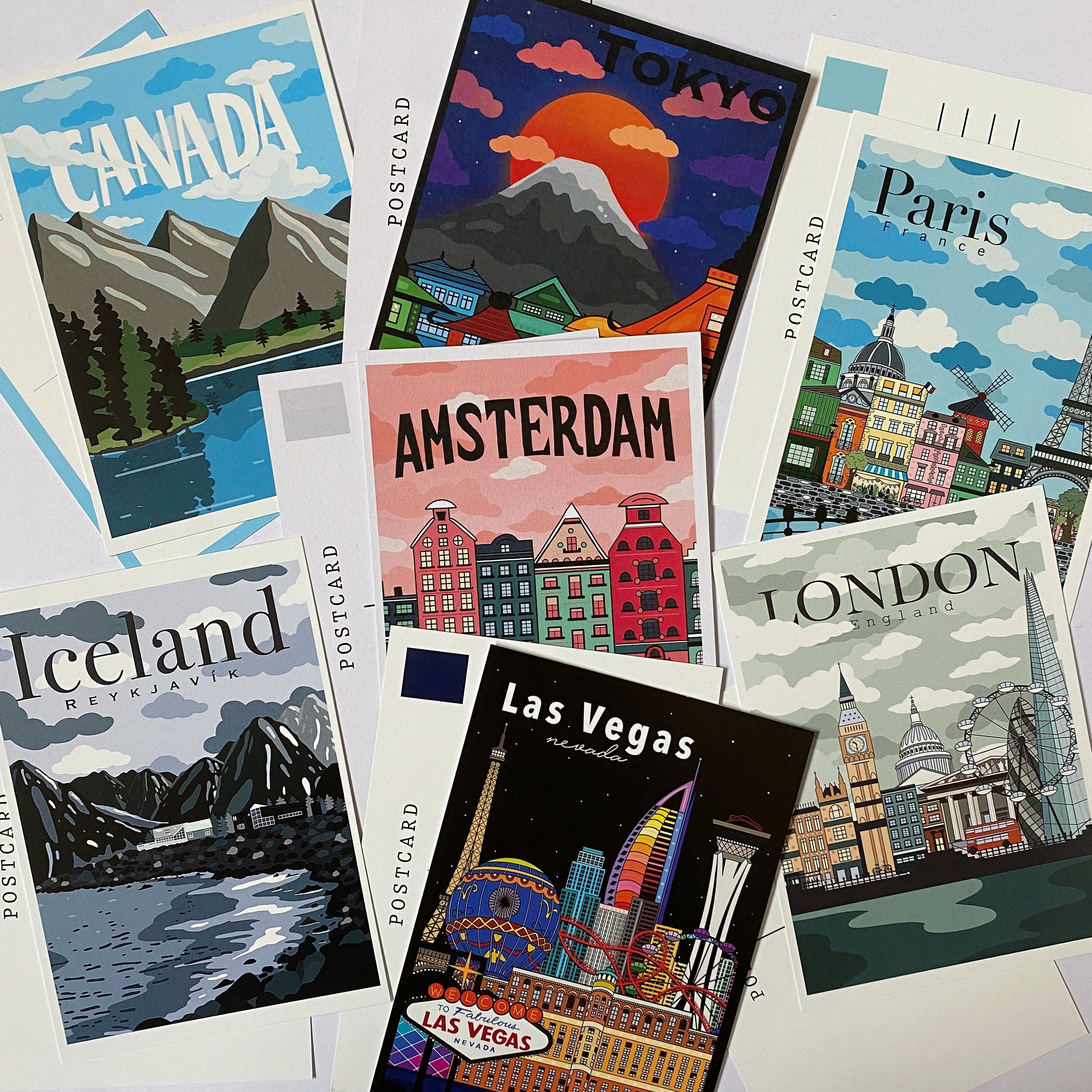 Canada Postcard Canadian Rockies Travel Postcard | Etsy