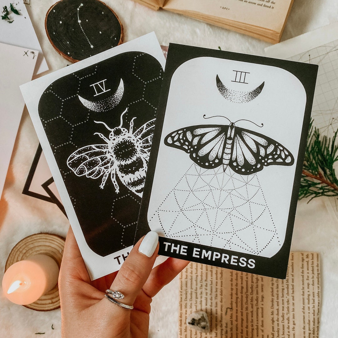 Geometric Art Print Bug Art Print A6 Postcard Tarot Card Illustration ...