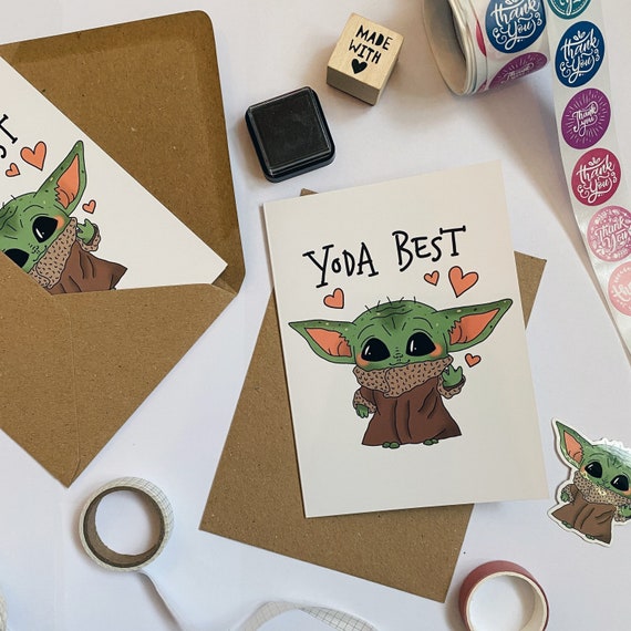 Star Wars Anniversary E Cards Baby Yoda Valentines Card Chicky Nuggies