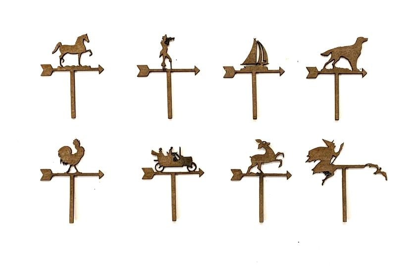 Quarter-scale Dollhouse Weathervanes - Etsy
