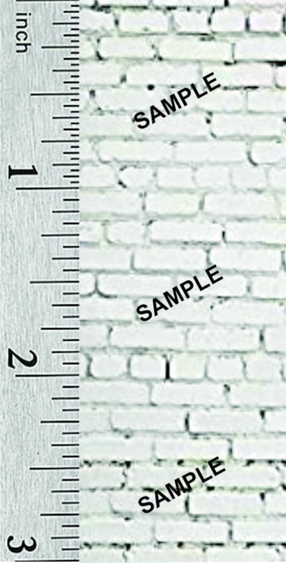 Quarter Scale or 1:144 Scale Miniature Dollhouse Brick - Etsy