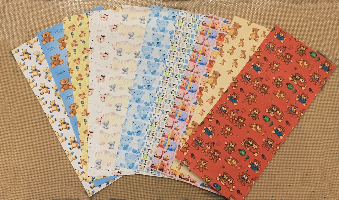 Teddy Bear Wrapping Paper - Etsy