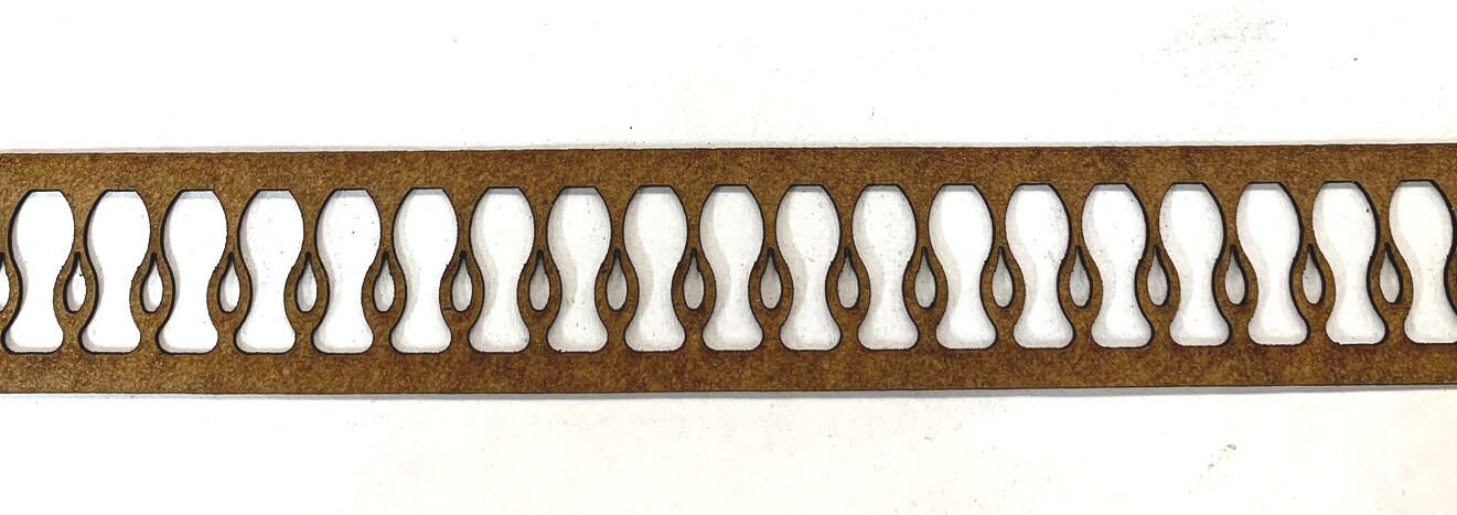 Quarter-scale Dollhouse Stair Railing 3A - Etsy Canada