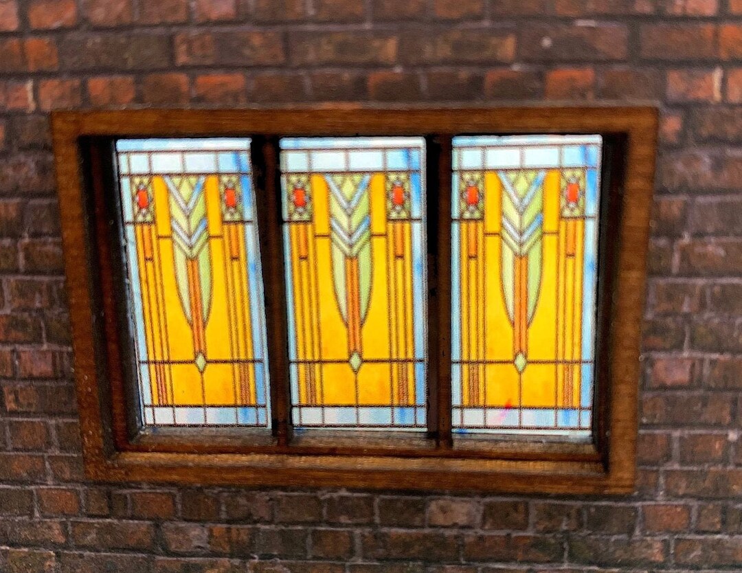 Miniature 1:48 Scale Art Deco Window - Etsy