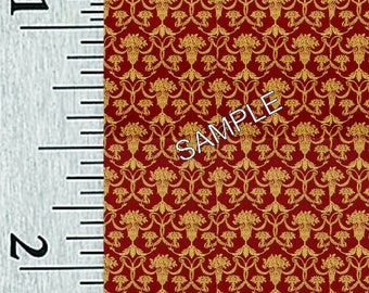 Dollhouse Damask Wallpaper - Etsy