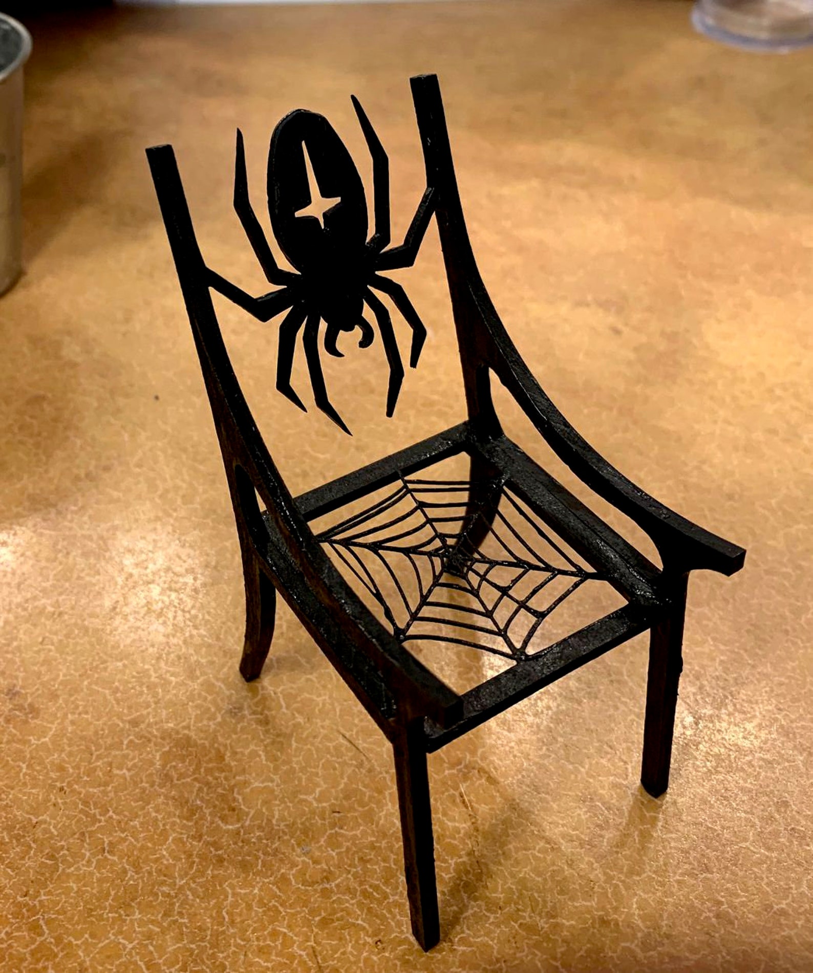 Miniature 1:12 Scale Spider Chair Kit - Etsy