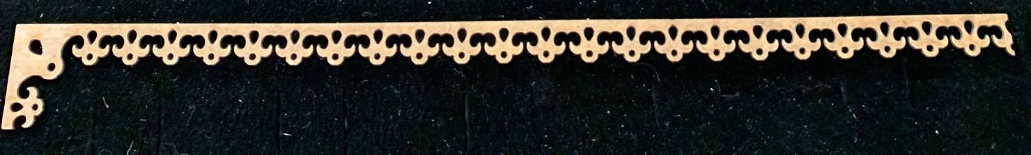 Quarter-scale Dollhouse Gingerbread Trim F - Etsy