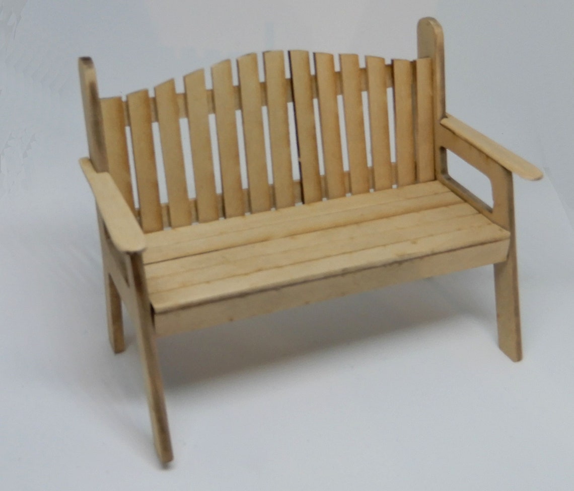 Miniature 1:12 Scale Bench Kit - Etsy Canada