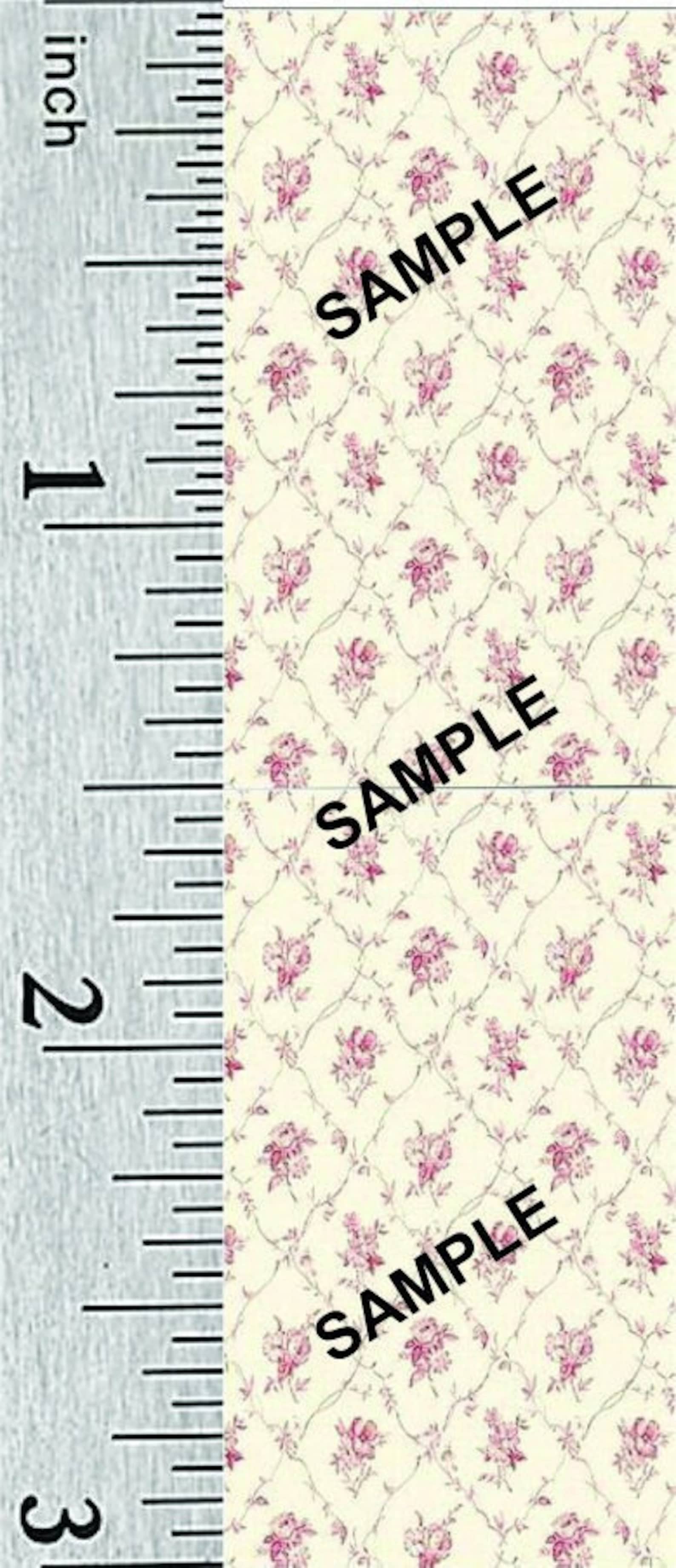 Quarter Scale, Half Scale and 1:144 Scale Miniature Floral Dollhouse ...