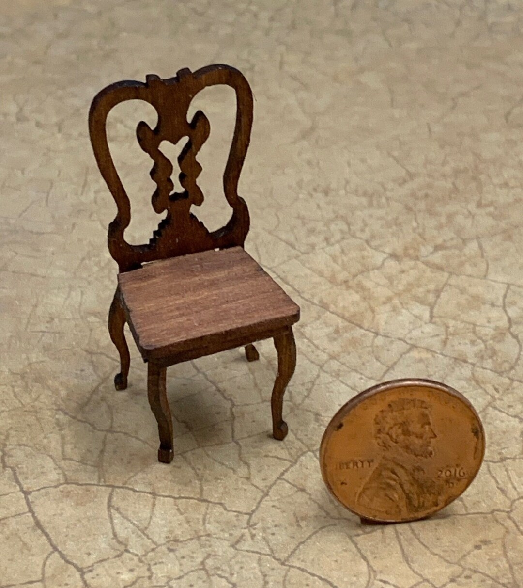 Miniature 1:24 Scale Splat Back Chair KIT - Etsy