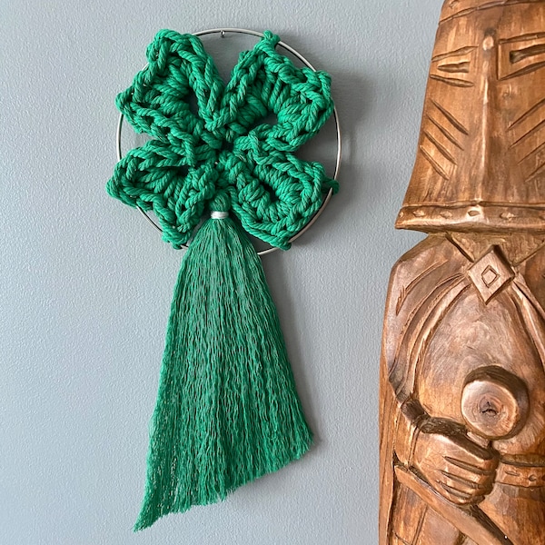 Crochet Shamrock - Etsy