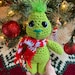 Baby Grinch Stuffie, Christmas Stuffie, Amigurimi, Grinch Toy, Stuffed ...
