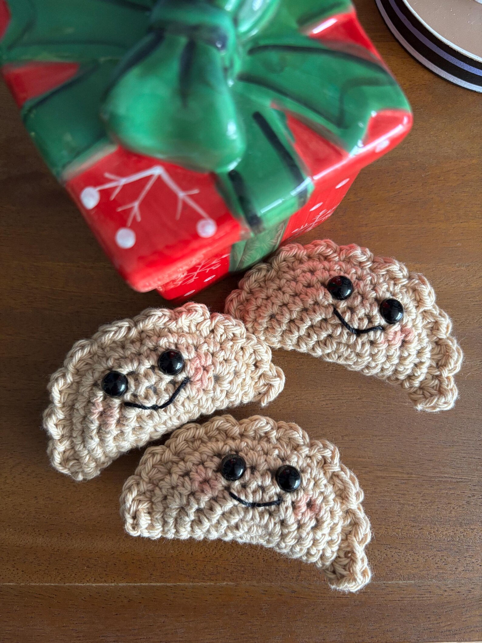 Crochet Pierogi Stuffie, Amigurumi Desk Decor - Etsy