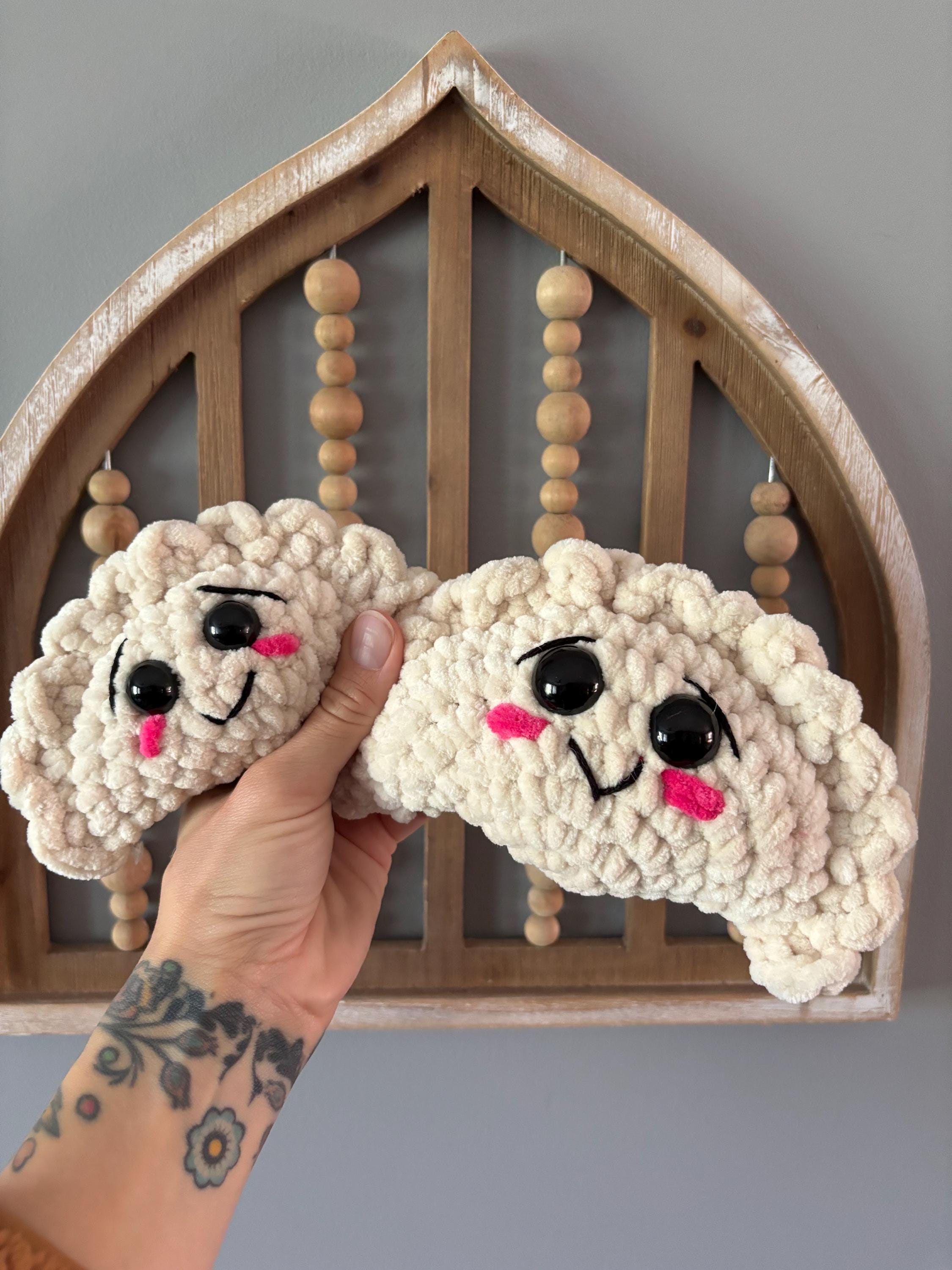 Crochet Pierogi Stuffie, Amigurumi Desk Decor - Etsy