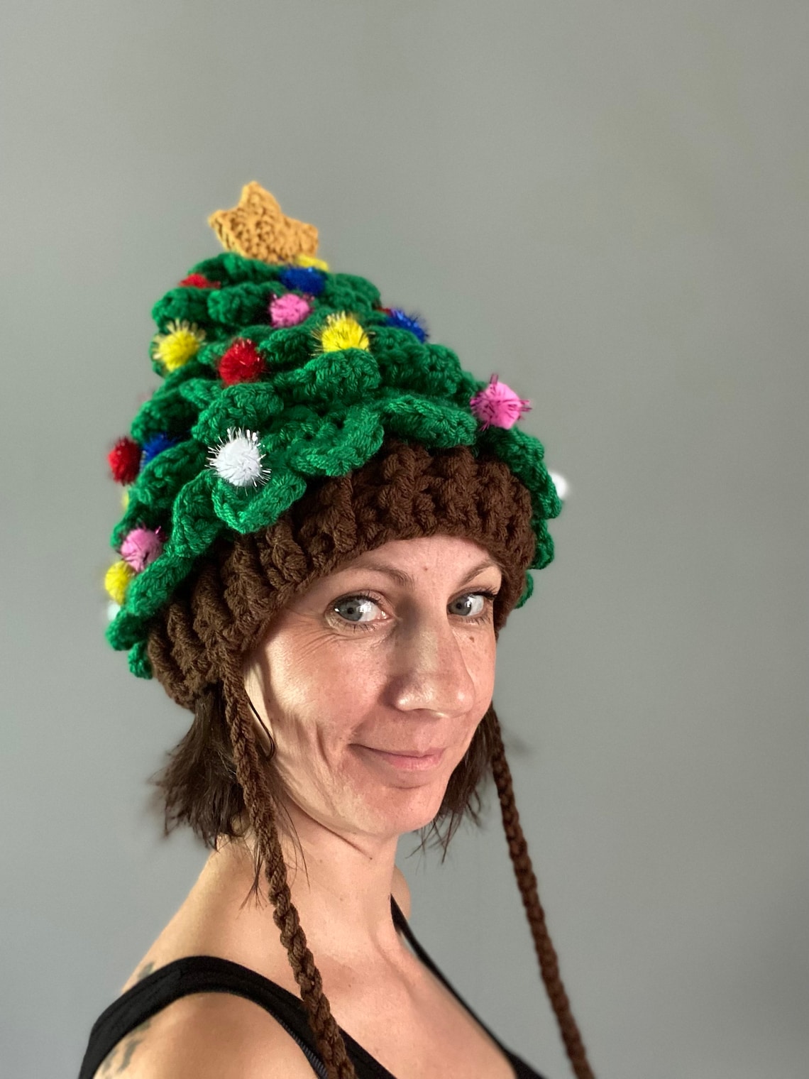 Christmas Tree Hat Pattern Christmas Hat Tree Hat Christmas - Etsy