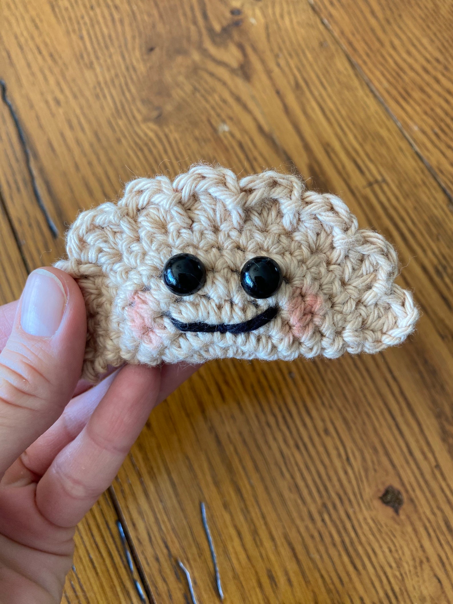 Crochet Pierogi Stuffie, Amigurumi Desk Decor - Etsy