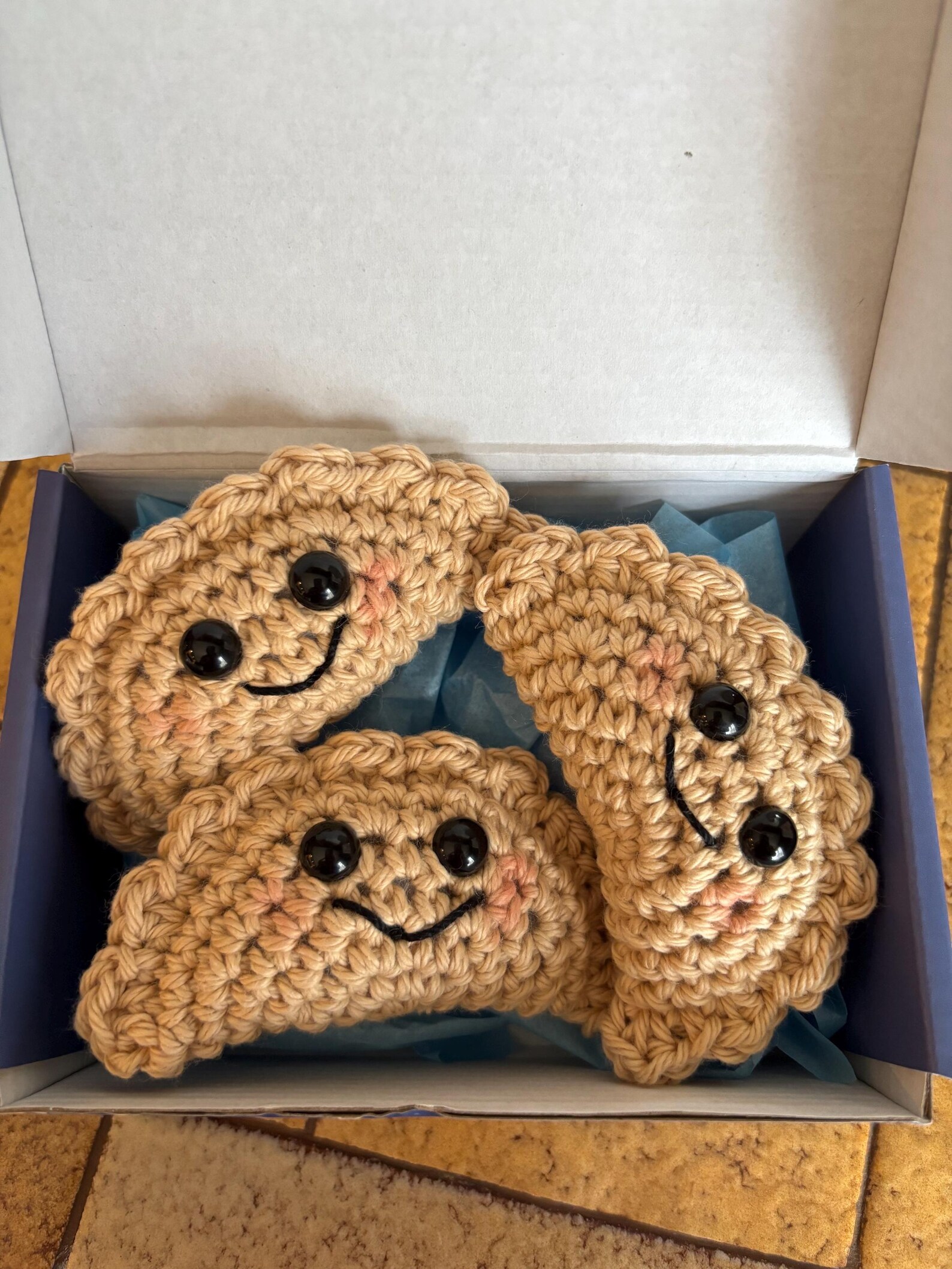 Crochet Pierogi Stuffie, Amigurumi Desk Decor - Etsy