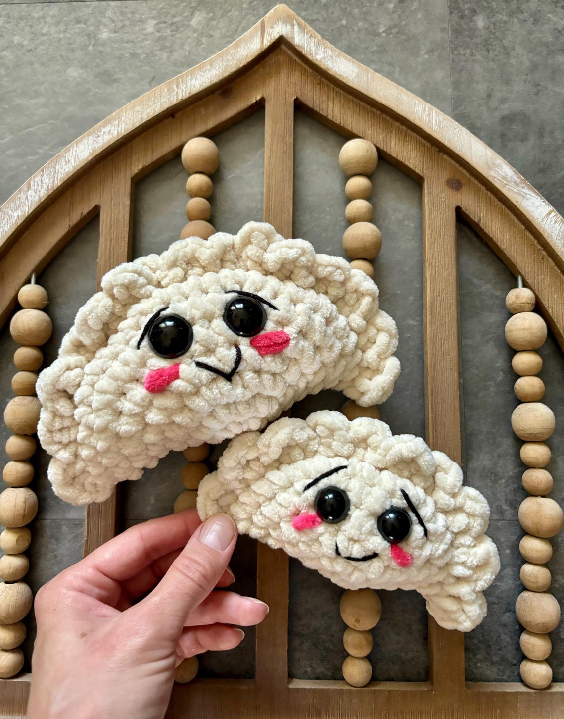 Crochet Pierogi Stuffie, Amigurumi Desk Decor - Etsy