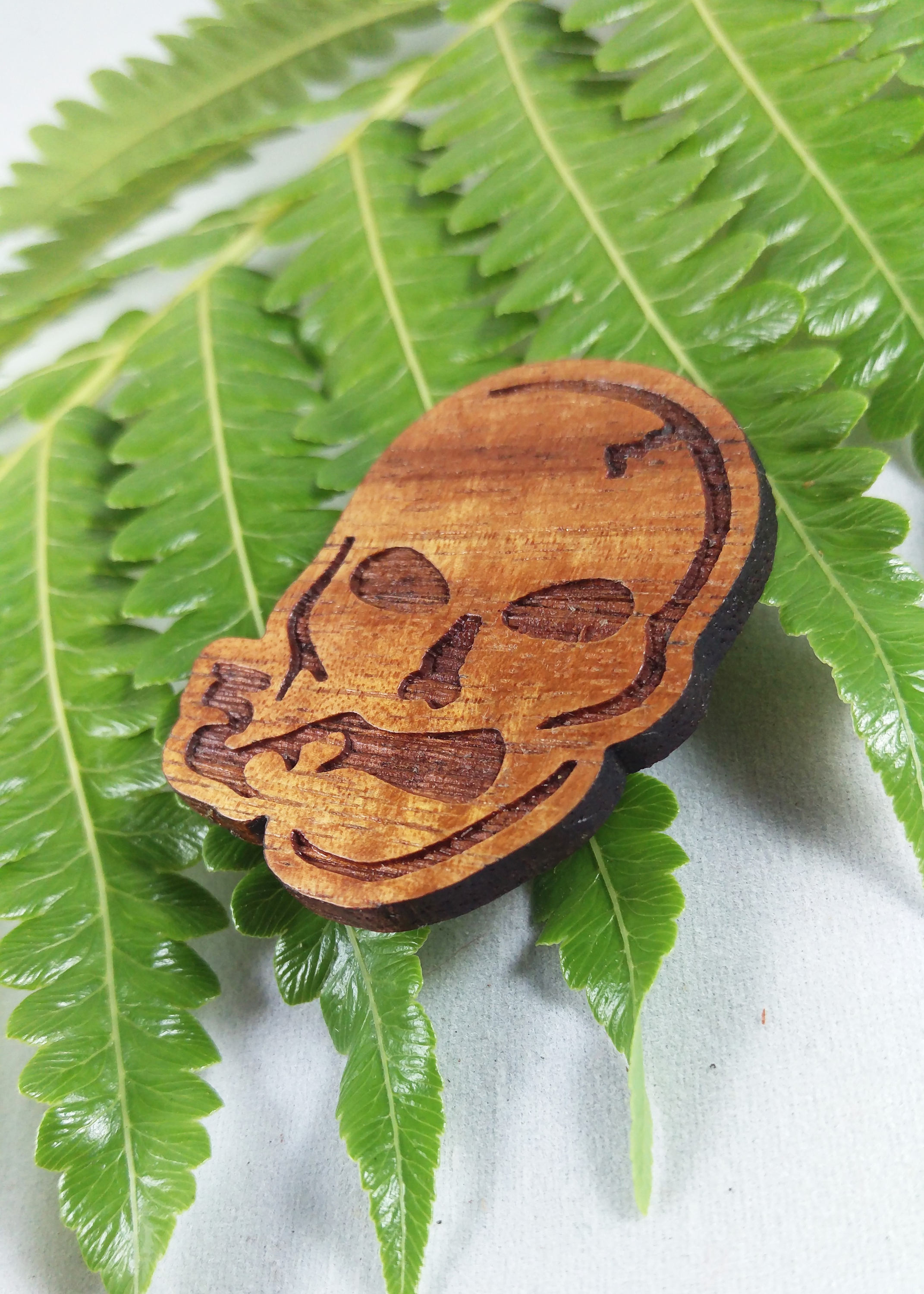 Laser Engraved Slightly Stoopid Skull Solid Wood Hat | Etsy