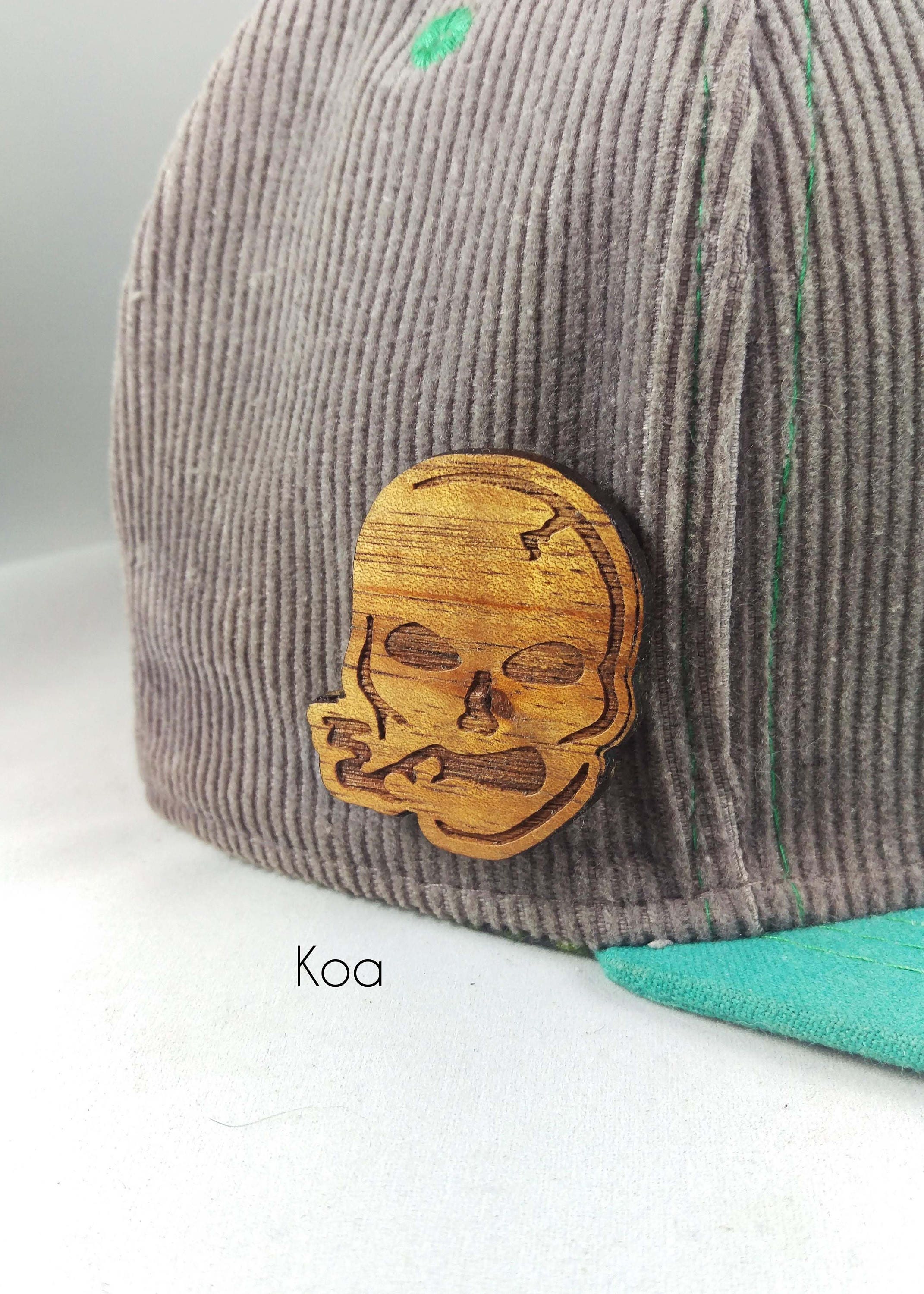 Laser Engraved Slightly Stoopid Skull Solid Wood Hat | Etsy