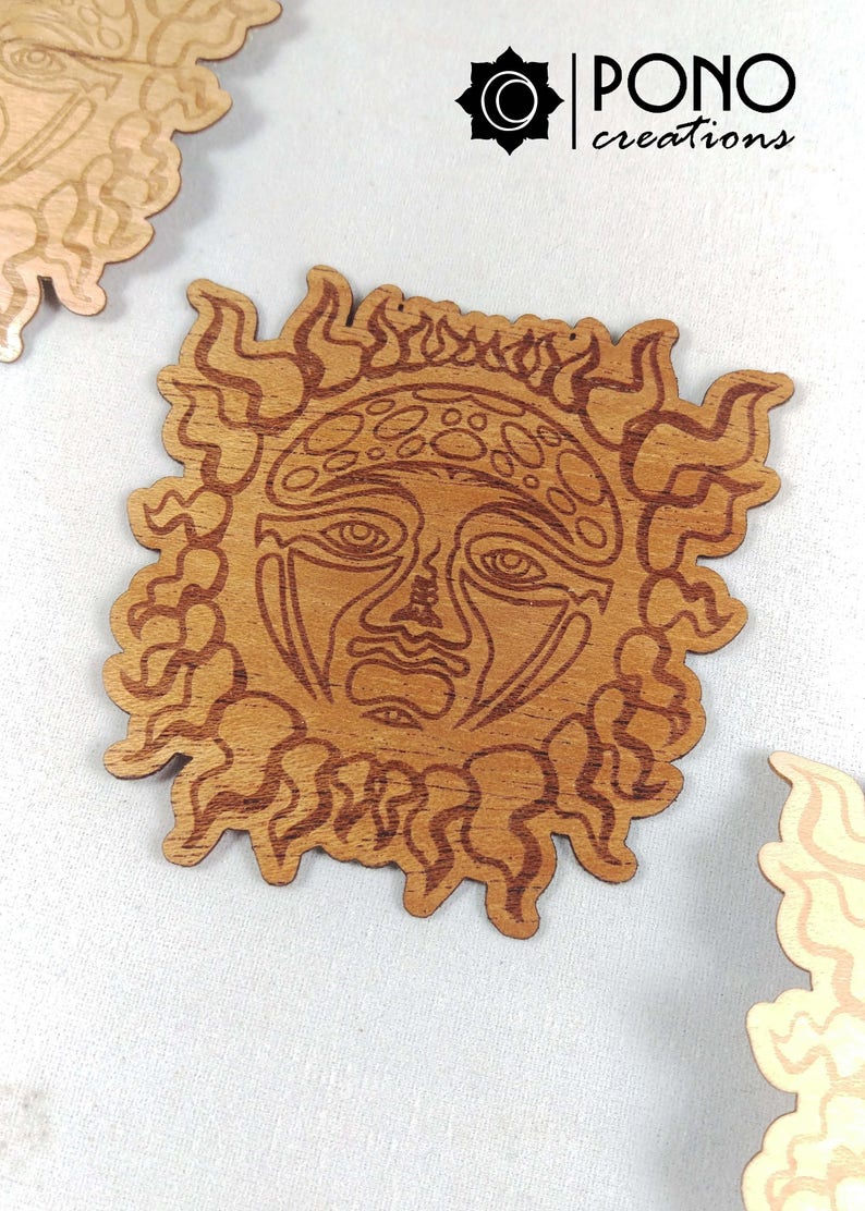 Laser Engraved Sun 40 Oz to Freedom Natural Wood - Etsy