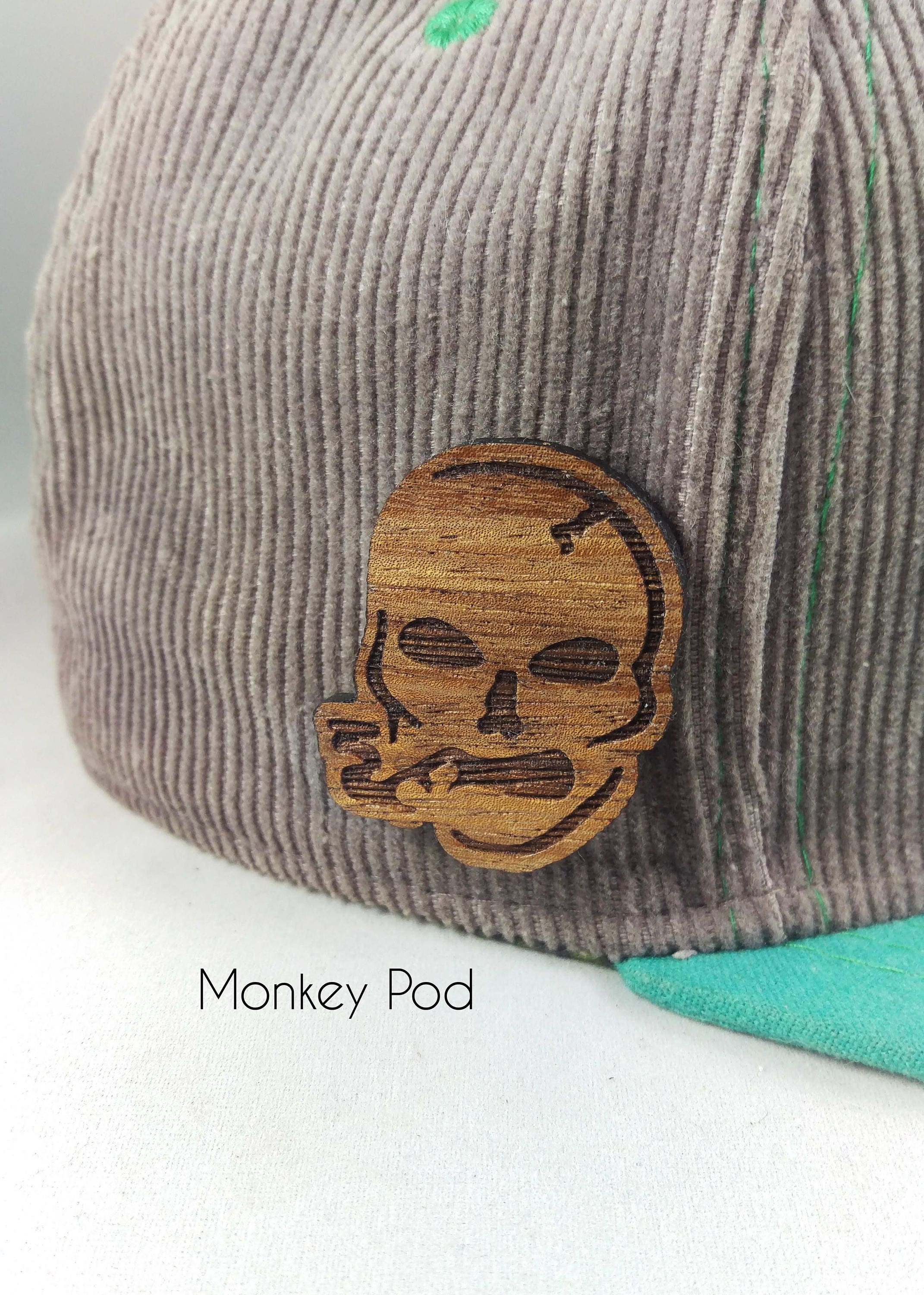 Laser Engraved Slightly Stoopid Skull Solid Wood Hat | Etsy