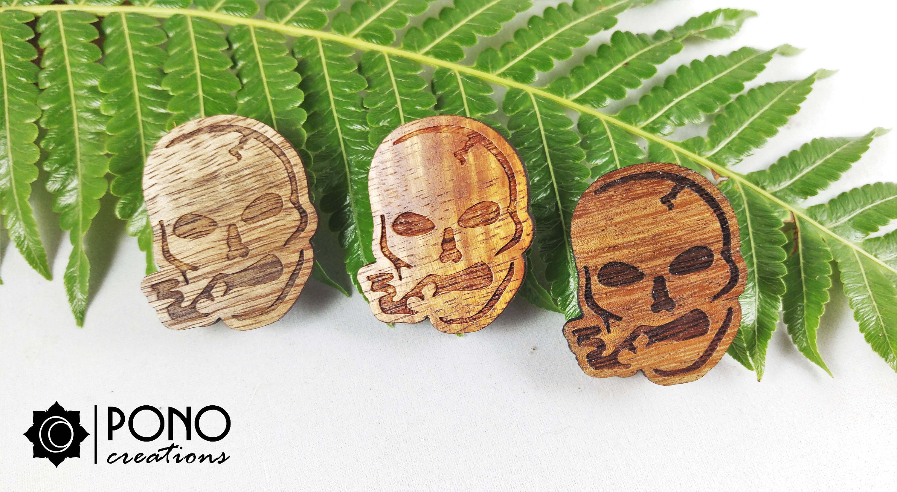 Laser Engraved Slightly Stoopid Skull Solid Wood Hat | Etsy