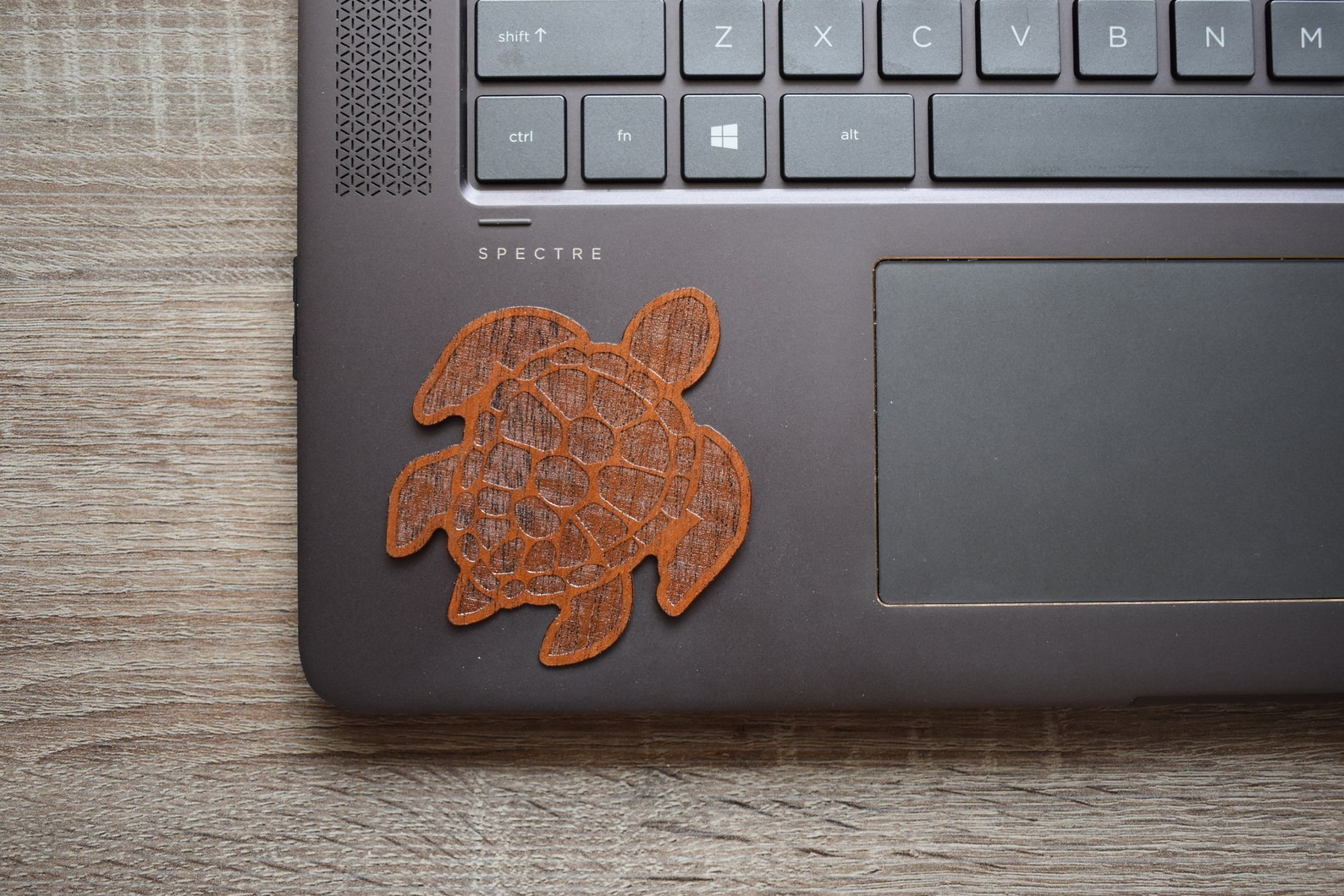 Sea Turtle Laser Engraved Wood Sticker Made in Hawaii - Etsy
