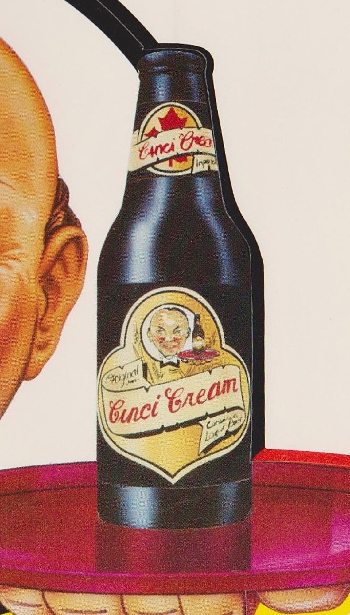 Advertising Decal/table Tent for Cinci Cream Beer. 1970's - Etsy