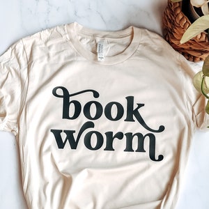 Bookworm Tshirt Bookworm Graphic Tee - Etsy