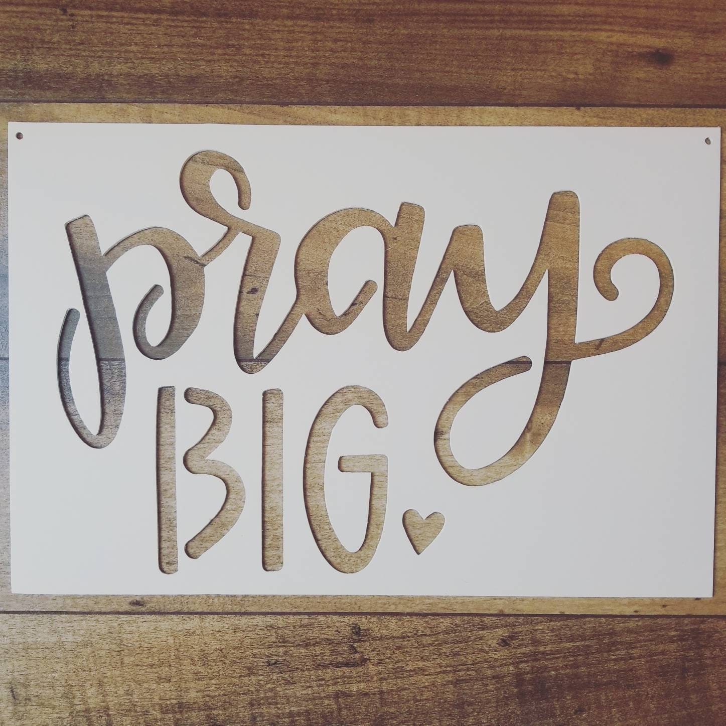 Pray BIG Metal Sign - Etsy