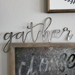 Gather Metal Sign - Etsy