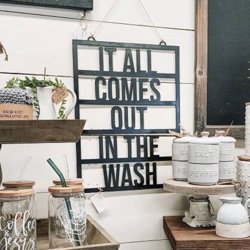 Wash Letters - Etsy