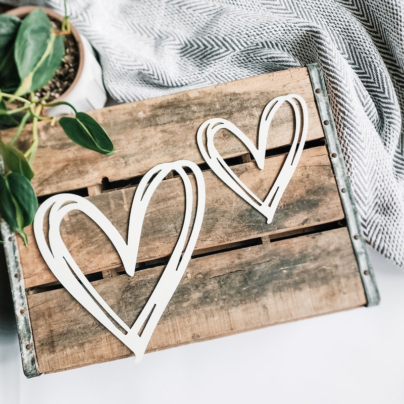 Metal Heart Wall Decor - Etsy