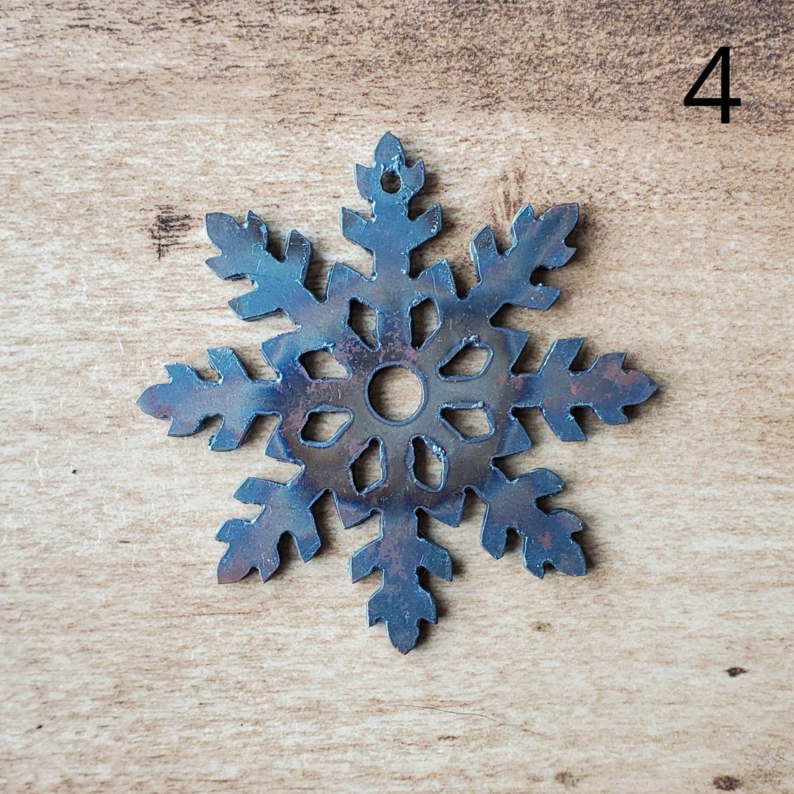 Metal Snowflake Ornaments - Etsy