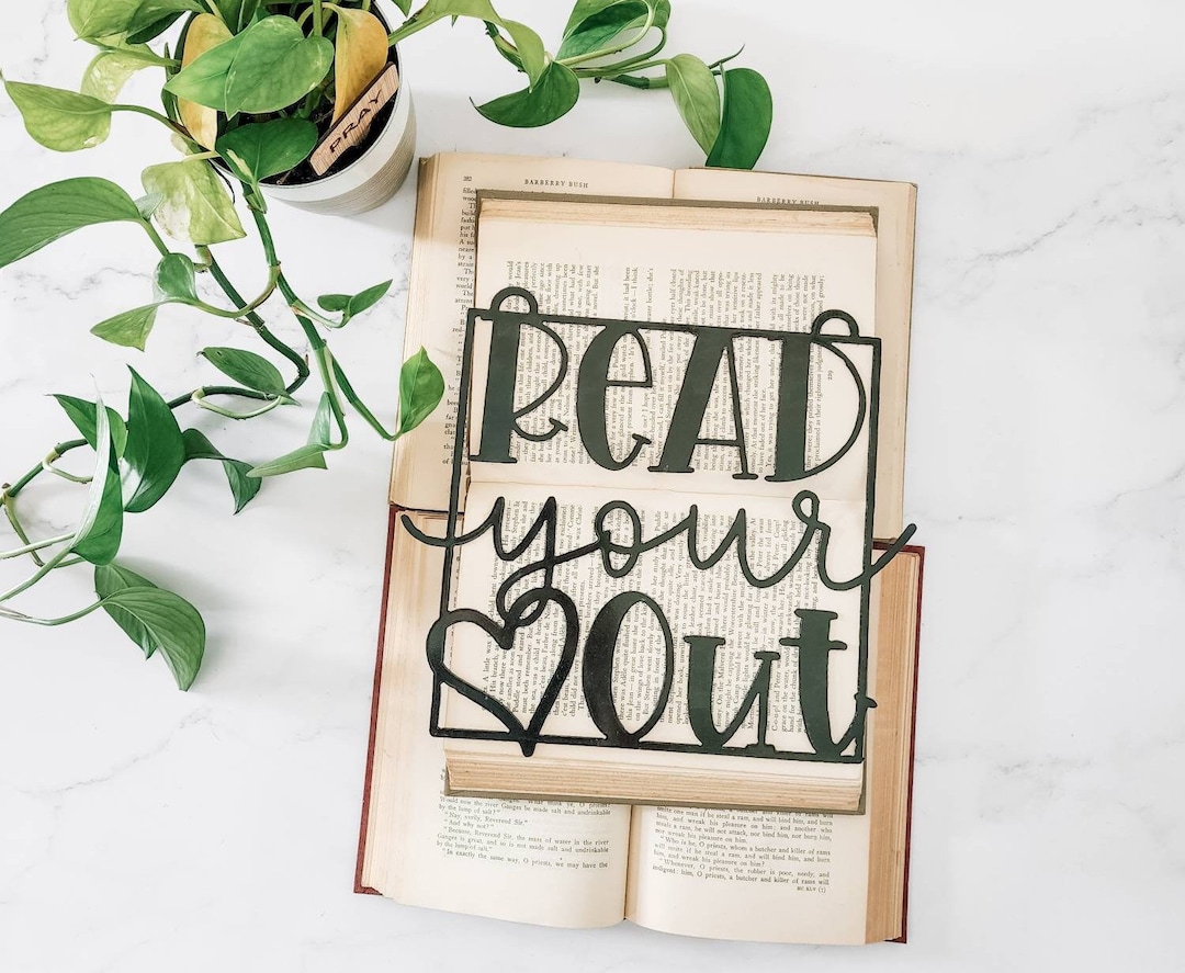 Read Your Heart Out Metal Sign | Reading Sign | Library | Books ...