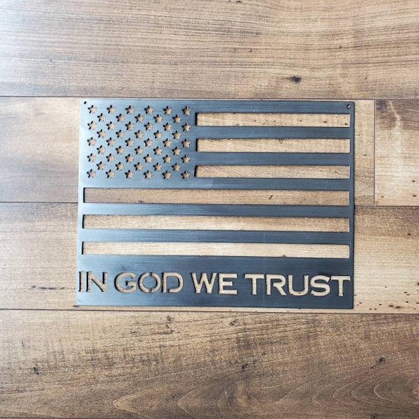 Trust God Sign - Etsy