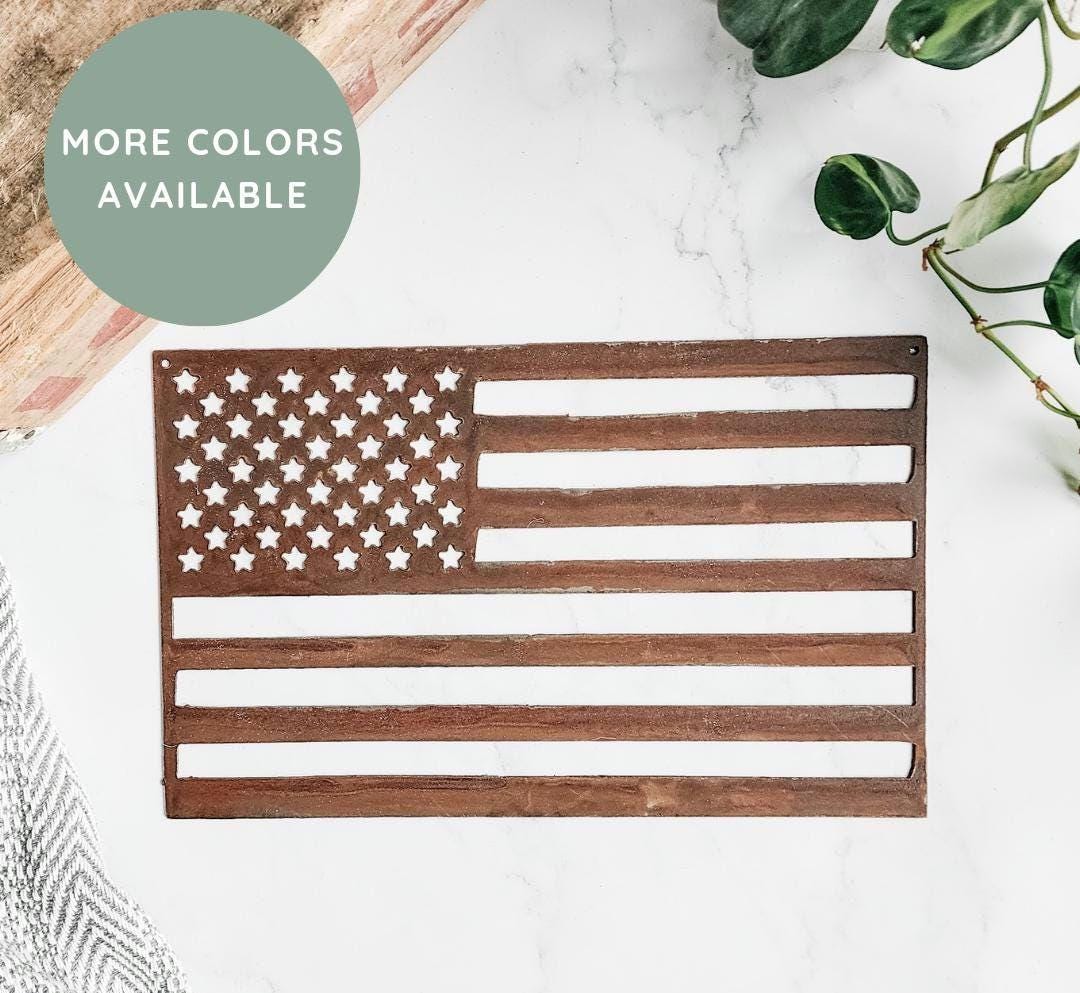 American Flag Metal Sign | Patriotic Sign | Patriot Gift - Etsy
