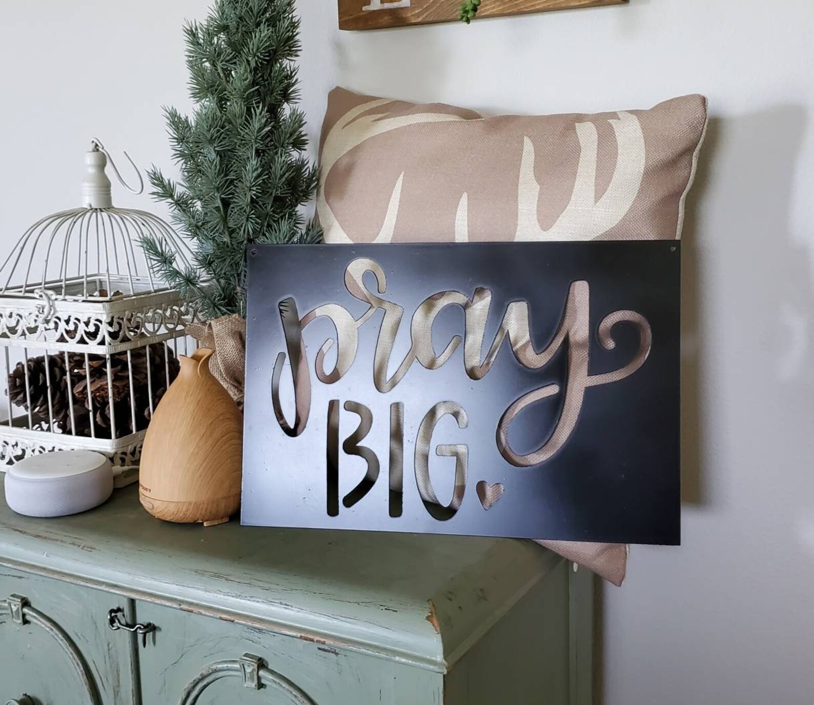 Pray BIG Metal Sign - Etsy