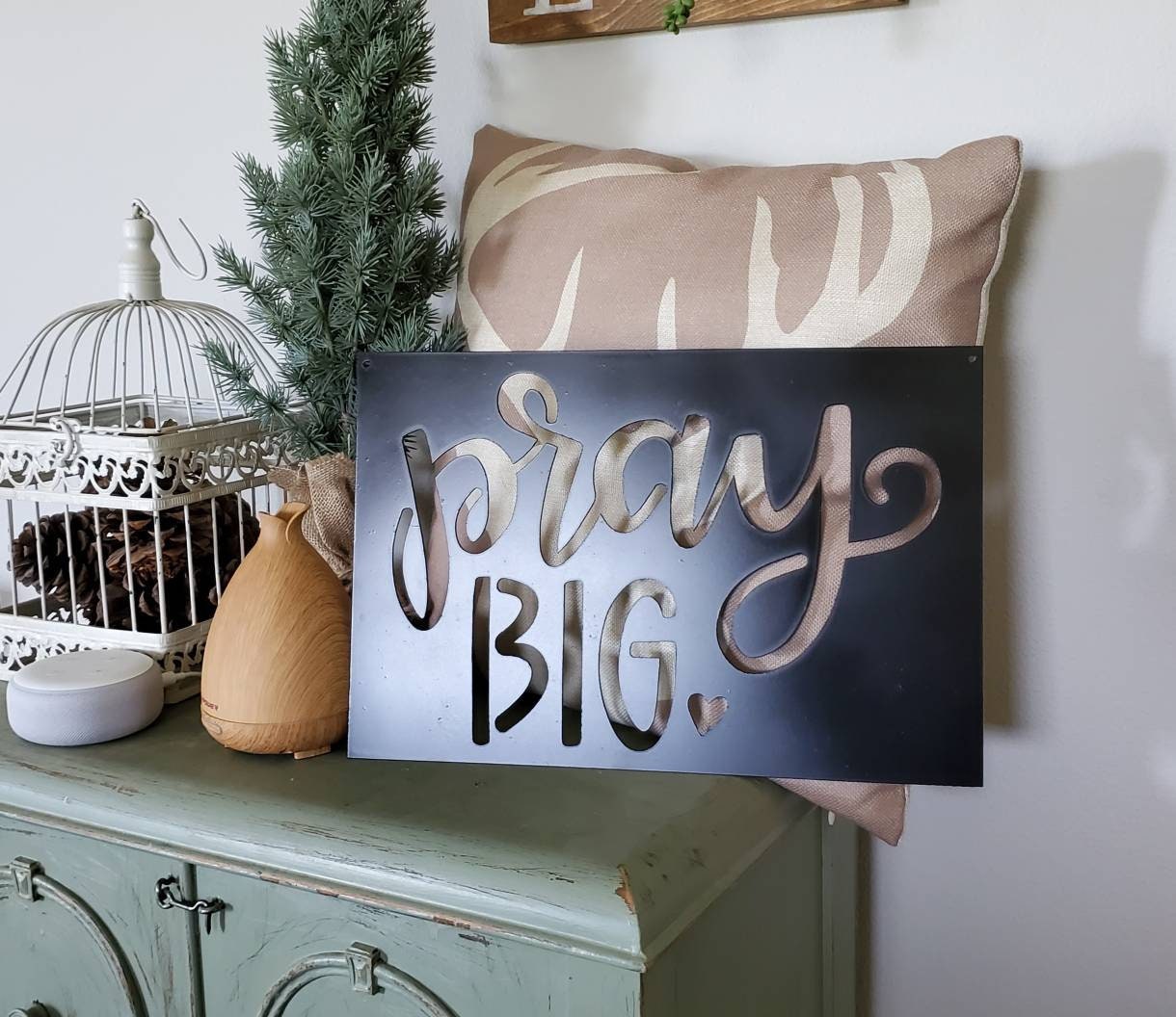 Pray BIG Metal Sign - Etsy