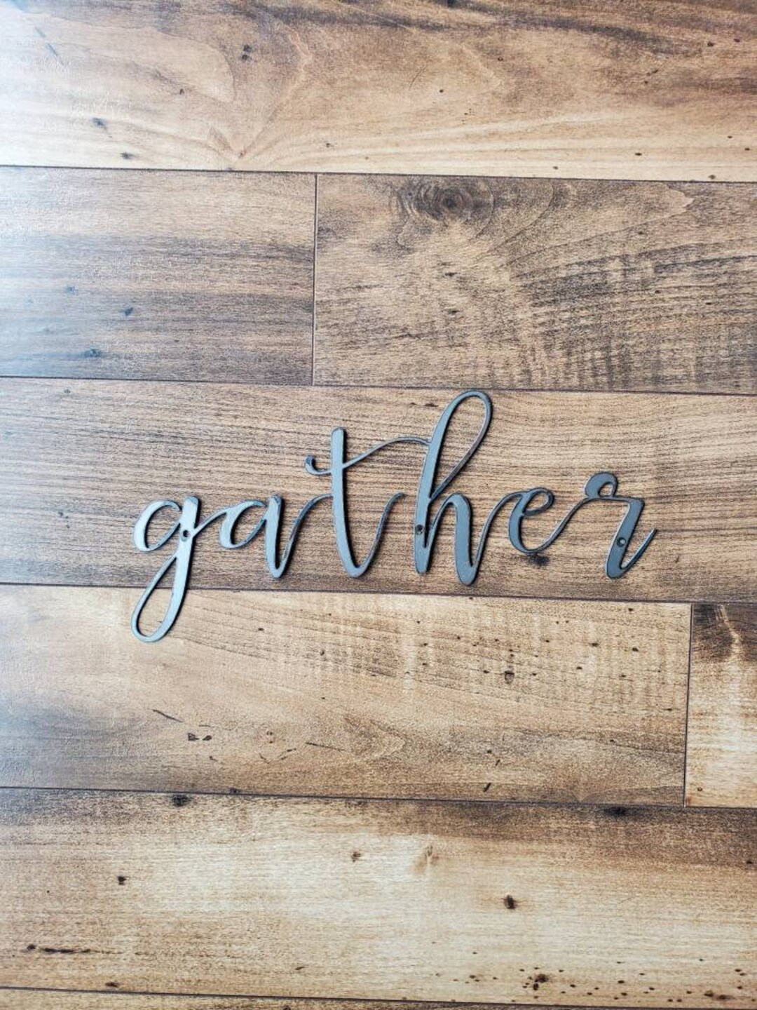 Gather Metal Sign - Etsy