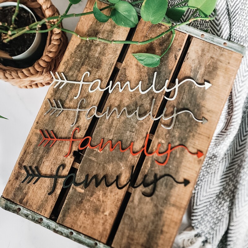 Metal Arrow Sign - Etsy